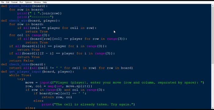 SUBIKSHA K G on LinkedIn: #python #coding #programming #tictactoe # ... SUBIKSHA K G on LinkedIn: #python #coding #programming #tictactoe # ...