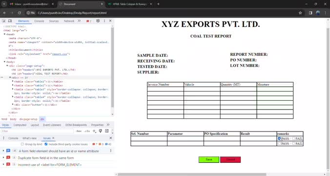 punith k v on LinkedIn: Static Report Format to store Quality Data ... punith k v on LinkedIn: Static Report Format to store Quality Data ...