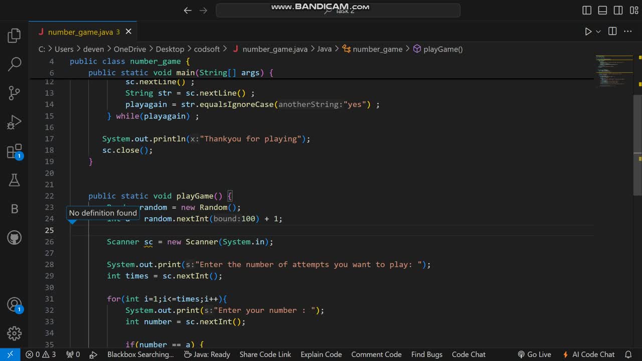 Devendra Dangi on LinkedIn: #java #numbergame #codsoft #programming # ... Devendra Dangi on LinkedIn: #java #numbergame #codsoft #programming # ...