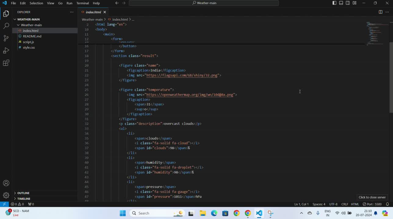 Yash Gautam on LinkedIn: #prodigyintern #weatherapp #webdev Yash Gautam on LinkedIn: #prodigyintern #weatherapp #webdev