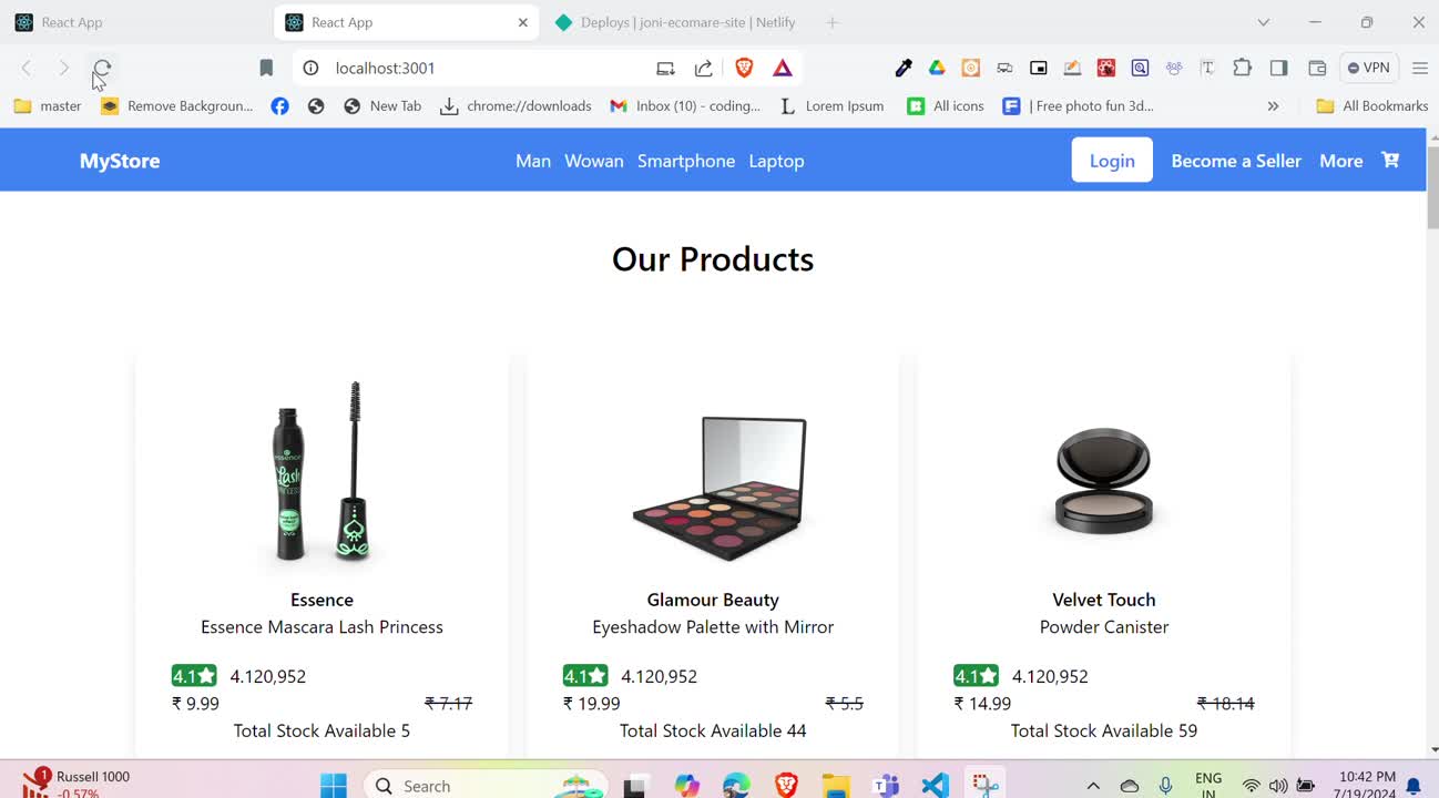 Joni Halder on LinkedIn: #reactjs #javascript #ecommerce # ... Joni Halder on LinkedIn: #reactjs #javascript #ecommerce # ...