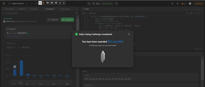 Akshay GV on LinkedIn: #leetcode #coding #programming #problemsolving # ... Akshay GV on LinkedIn: #leetcode #coding #programming #problemsolving # ...