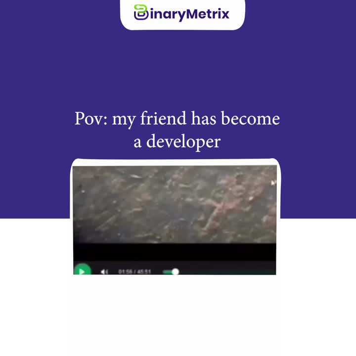 BinaryMetrix Technologies Pvt. Ltd. on LinkedIn: #programmerlife # ... BinaryMetrix Technologies Pvt. Ltd. on LinkedIn: #programmerlife # ...