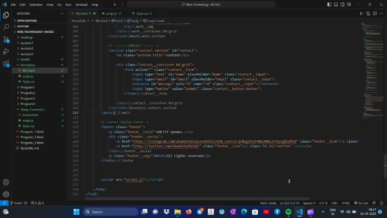 Akanksha K. on LinkedIn: #webdevelopment #bharatintern Akanksha K. on LinkedIn: #webdevelopment #bharatintern