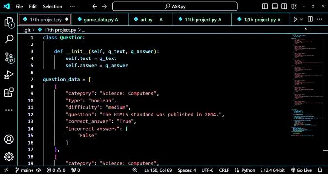 Aayush Anand on LinkedIn: #python #programming #coding #quizgame # ... Aayush Anand on LinkedIn: #python #programming #coding #quizgame # ...
