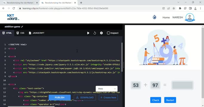 Bodapatla Naresh on LinkedIn: #javascript #project #css #html #nxtwave Bodapatla Naresh on LinkedIn: #javascript #project #css #html #nxtwave