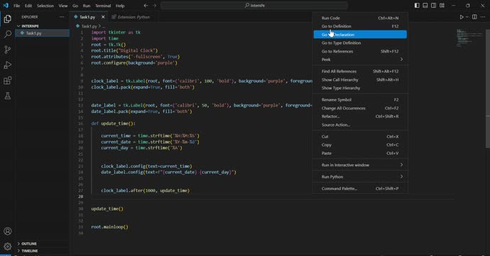 MOHAMED MISHAL M on LinkedIn: #digitalclock #codingjourney #python MOHAMED MISHAL M on LinkedIn: #digitalclock #codingjourney #python