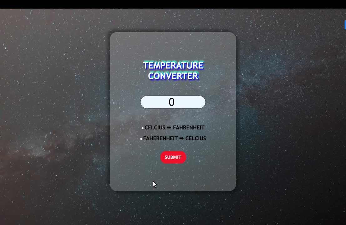 Ishu Anand Malviya on LinkedIn: : 🌡️ Temperature Converter Web App 🔗 ... Ishu Anand Malviya on LinkedIn: : 🌡️ Temperature Converter Web App 🔗 ...