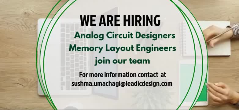Sushma C Umachagi on LinkedIn: LeadICDesign Hiring!!! Analog Circuit ... Sushma C Umachagi on LinkedIn: LeadICDesign Hiring!!! Analog Circuit ...