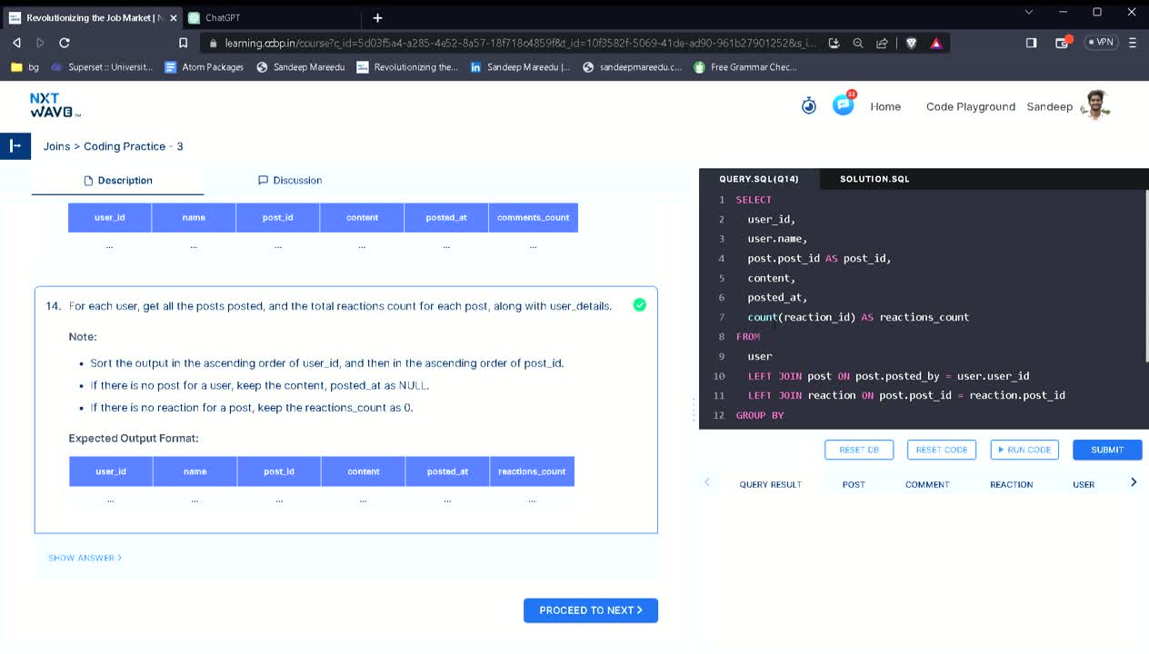 Sandeep Mareedu on LinkedIn: #day #30daysofcode #sql #bootstrap #html # ... Sandeep Mareedu on LinkedIn: #day #30daysofcode #sql #bootstrap #html # ...
