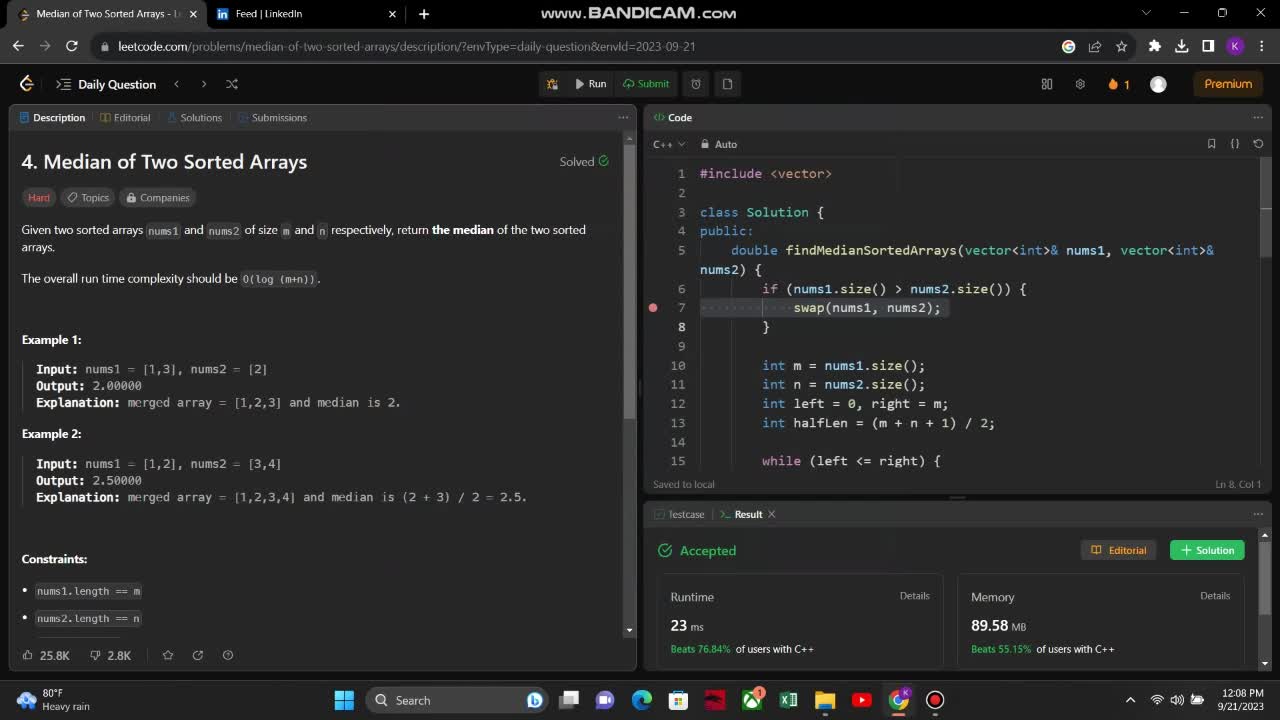 How I solved LeetCode's How I solved LeetCode's