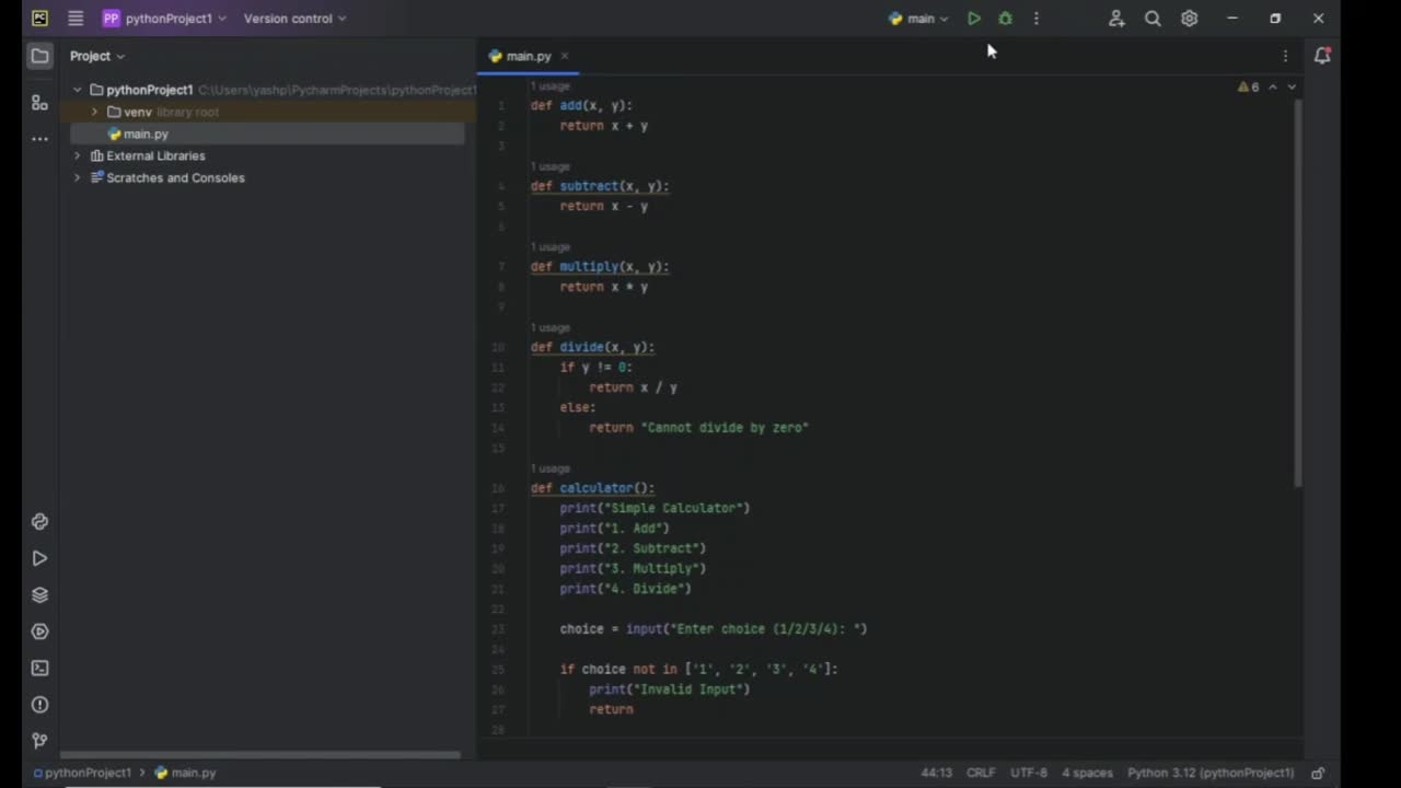 Vinit Pawshe on LinkedIn: Codesoft Python Internship Task 2 :- CALCULATOR Vinit Pawshe on LinkedIn: Codesoft Python Internship Task 2 :- CALCULATOR