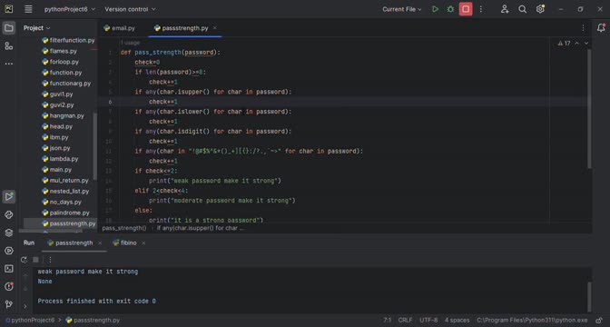 Dhinakaran S on LinkedIn: #python #codingchallenge #passwordstrength # ... Dhinakaran S on LinkedIn: #python #codingchallenge #passwordstrength # ...