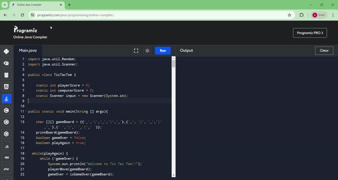 Aarthi M on LinkedIn: #java #systemtron #tictactoe Aarthi M on LinkedIn: #java #systemtron #tictactoe