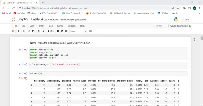 Varshitha Chalapaka on LinkedIn: #opportunity #machinelearning #python ... Varshitha Chalapaka on LinkedIn: #opportunity #machinelearning #python ...