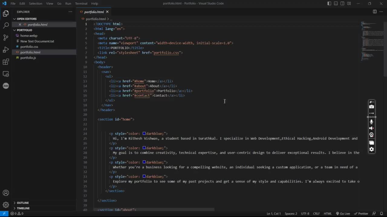 RITHESH VISHWAS on LinkedIn: #helloconnections #html #css #js RITHESH VISHWAS on LinkedIn: #helloconnections #html #css #js