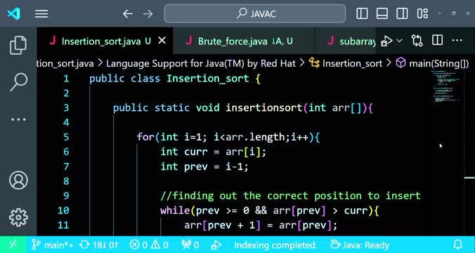 Aayush Anand on LinkedIn: #java #codingchallenge #insertionsort # ... Aayush Anand on LinkedIn: #java #codingchallenge #insertionsort # ...