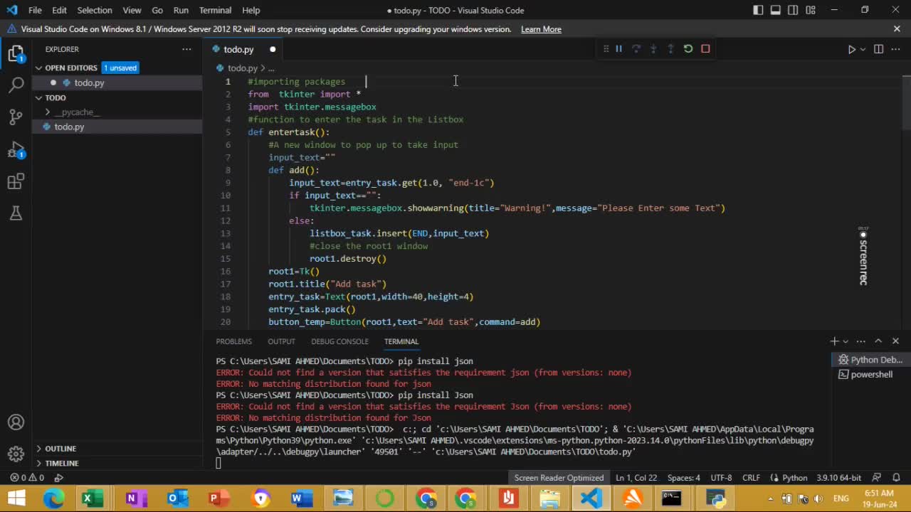 Sami Ahmed on LinkedIn: #codsoft #pythonprogramming #internship Sami Ahmed on LinkedIn: #codsoft #pythonprogramming #internship