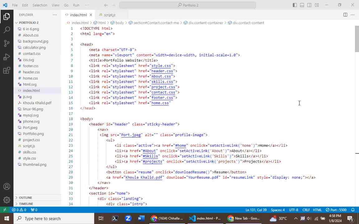 Khoula Khalid on LinkedIn: #codsoft #htmlcss #portfolio #internship # ... Khoula Khalid on LinkedIn: #codsoft #htmlcss #portfolio #internship # ...
