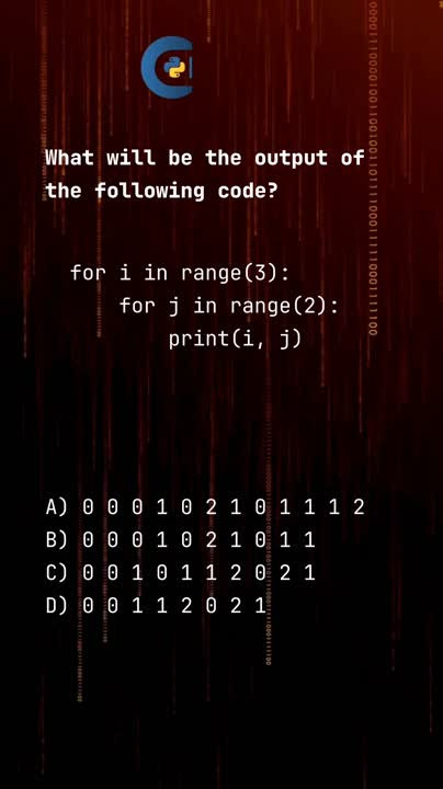 python coding on LinkedIn: #codeaj #codeajay #pythonmcq #programming # ... python coding on LinkedIn: #codeaj #codeajay #pythonmcq #programming # ...