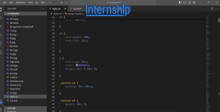 Swetha Sundaram on LinkedIn: #internpe #webdevelopment #css #html # ... Swetha Sundaram on LinkedIn: #internpe #webdevelopment #css #html # ...