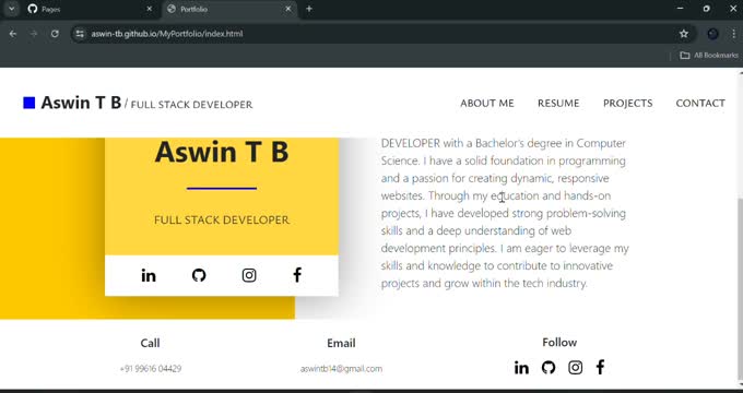 Aswin T B on LinkedIn: #webdevelopment #html #css #portfolio #coding # ... Aswin T B on LinkedIn: #webdevelopment #html #css #portfolio #coding # ...