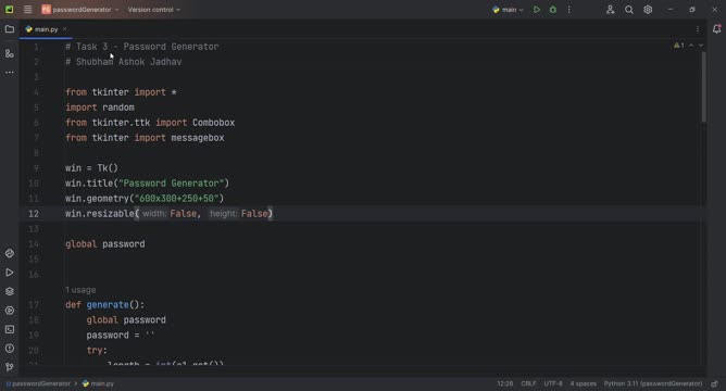 Shubham Jadhav on LinkedIn: #python #internship Shubham Jadhav on LinkedIn: #python #internship