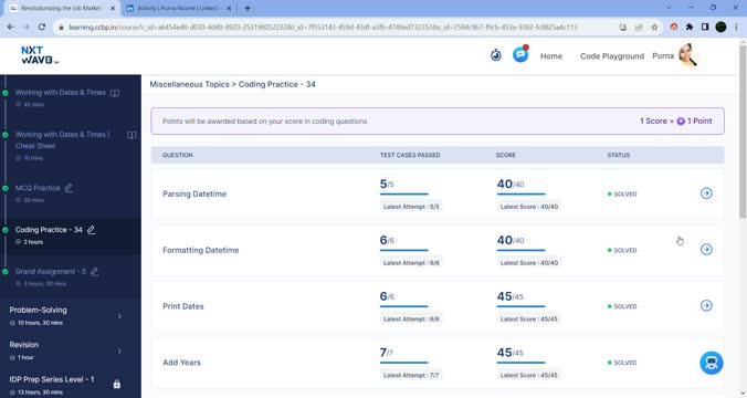 Purna Noone on LinkedIn: #day13 #nxtwave #ccbp #codingpractice Purna Noone on LinkedIn: #day13 #nxtwave #ccbp #codingpractice