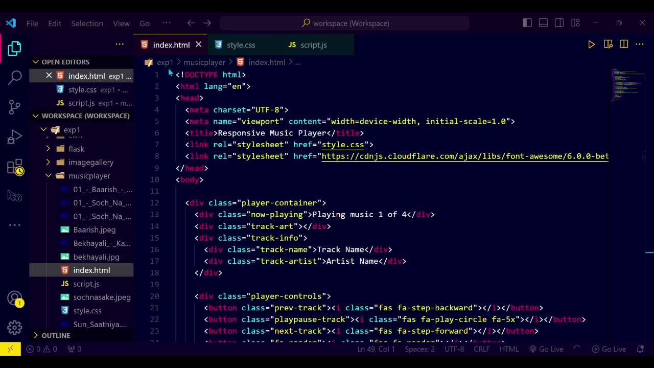Youvasri Soleti on LinkedIn: #internship #codealpha #musicplayer # ... Youvasri Soleti on LinkedIn: #internship #codealpha #musicplayer # ...