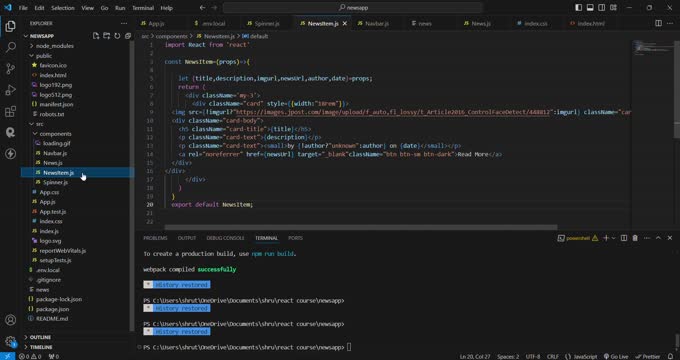 Shruti Rai on LinkedIn: #newsapp #reactjs #bootstrap #webdevelopment # ... Shruti Rai on LinkedIn: #newsapp #reactjs #bootstrap #webdevelopment # ...