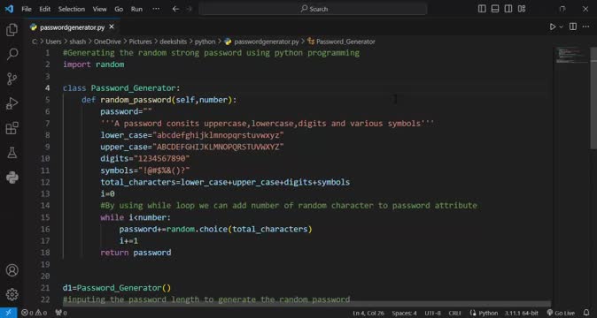 Deekshith Reddy on LinkedIn: #pythonprogramming #codsoft #codsoftintern Deekshith Reddy on LinkedIn: #pythonprogramming #codsoft #codsoftintern