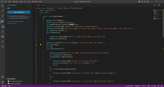 Ajay Paturi on LinkedIn: #programming #java #oyasisinfobyte Ajay Paturi on LinkedIn: #programming #java #oyasisinfobyte