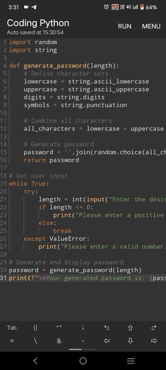Devika K G on LinkedIn: #task #codsoft #python #internship #coding Devika K G on LinkedIn: #task #codsoft #python #internship #coding