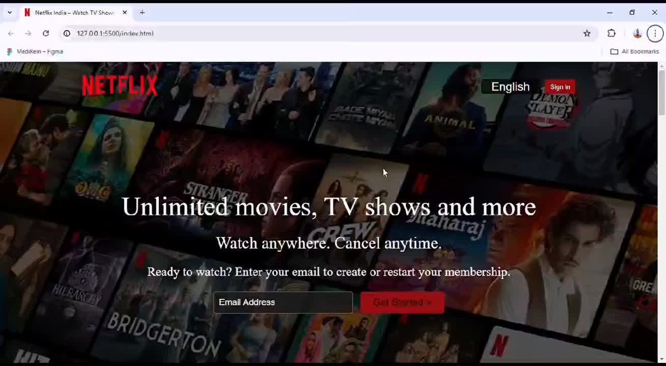 Deepak Singh on LinkedIn: #netflixclone #codingpassion #htmlcss Deepak Singh on LinkedIn: #netflixclone #codingpassion #htmlcss
