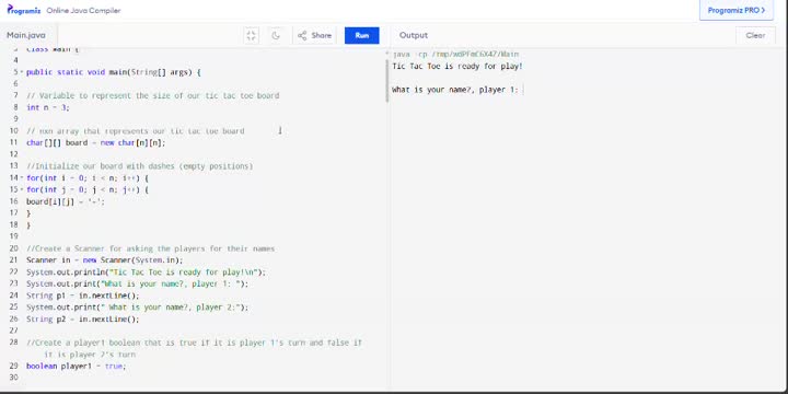 Mansi Patil on LinkedIn: #java #programming #tictactoe #internship # ... Mansi Patil on LinkedIn: #java #programming #tictactoe #internship # ...