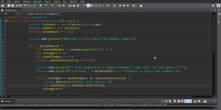 SATHYA P on LinkedIn: #java #internship #codsoft #projectupdate # ... SATHYA P on LinkedIn: #java #internship #codsoft #projectupdate # ...