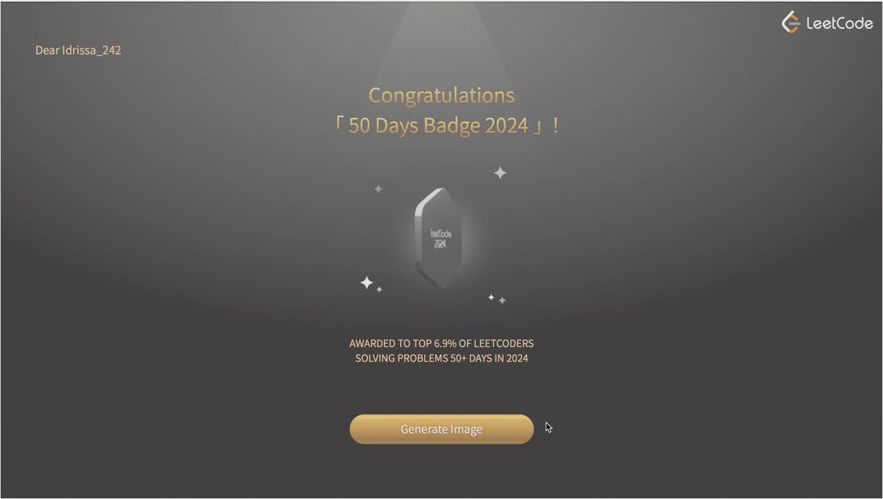 Idrissa Mahamoudou Dicko on LinkedIn: #leetcode #codingachievement # ... Idrissa Mahamoudou Dicko on LinkedIn: #leetcode #codingachievement # ...