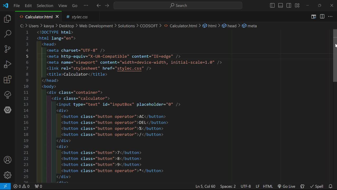Nandani Bisht on LinkedIn: #codsoft #html #css #webdevelopment Nandani Bisht on LinkedIn: #codsoft #html #css #webdevelopment