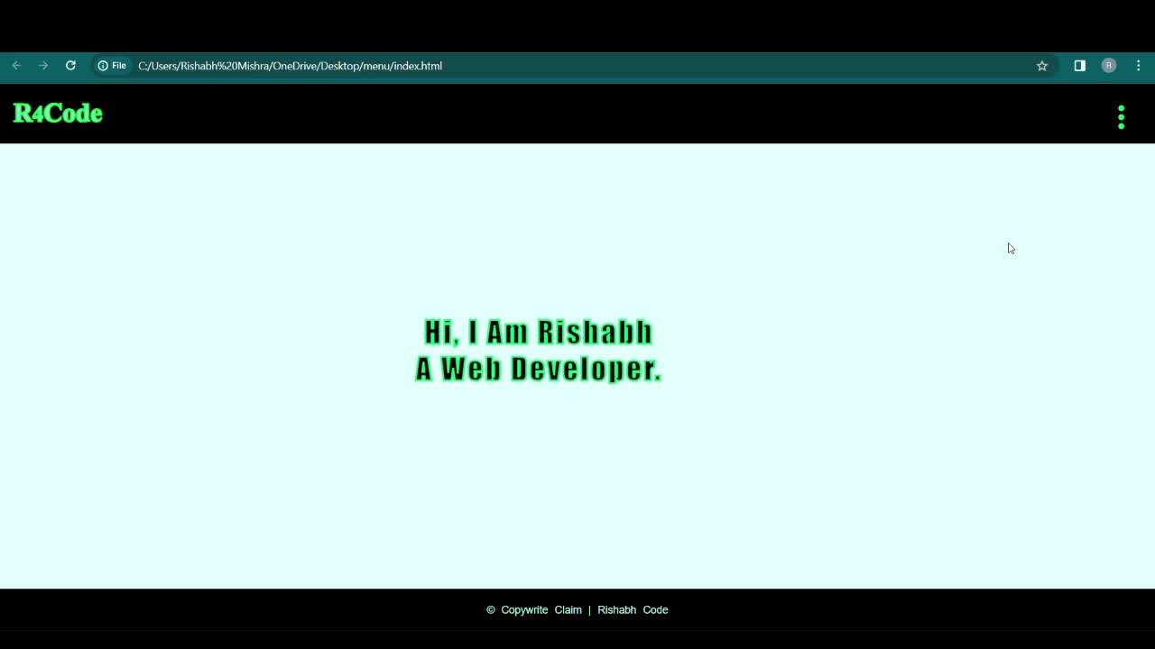 Rishabh Mishra on LinkedIn: This is a Hamburger Menu Using HTML & CSS ... Rishabh Mishra on LinkedIn: This is a Hamburger Menu Using HTML & CSS ...
