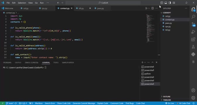 Astha Thakur on LinkedIn: #codsoft #python Astha Thakur on LinkedIn: #codsoft #python