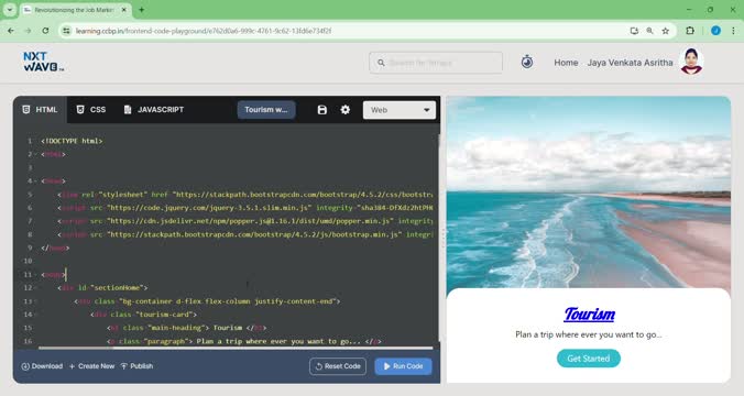 Jaya Venkata Asritha Anna on LinkedIn: #day3 #webdevelopment #html #css ... Jaya Venkata Asritha Anna on LinkedIn: #day3 #webdevelopment #html #css ...