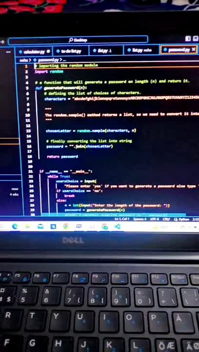 NEHA KUMARI on LinkedIn: password generate.py NEHA KUMARI on LinkedIn: password generate.py