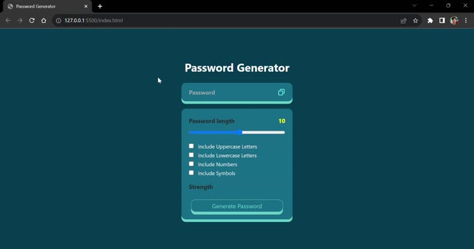 Bhavesh Choudhary on LinkedIn: Created a Password Generator with HTML ... Bhavesh Choudhary on LinkedIn: Created a Password Generator with HTML ...