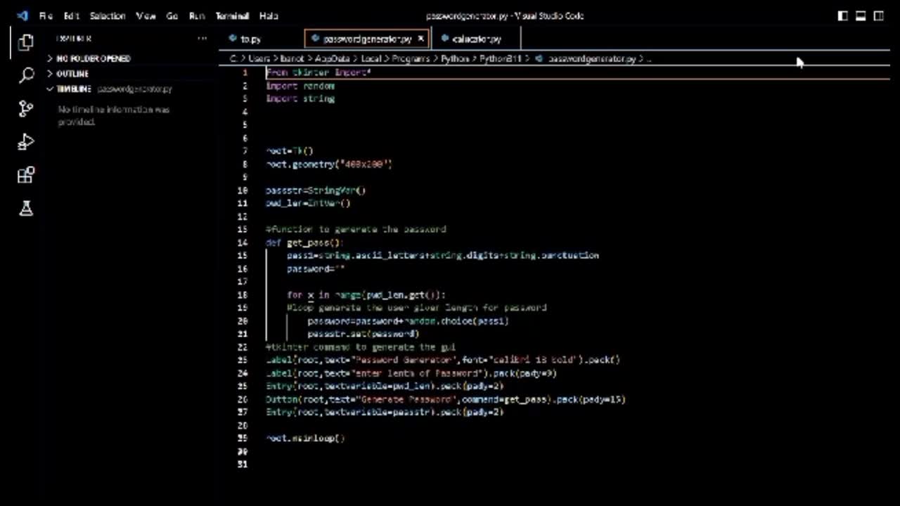 Begari Srikanth on LinkedIn: #codsoftinternship #pythonprogramming Begari Srikanth on LinkedIn: #codsoftinternship #pythonprogramming