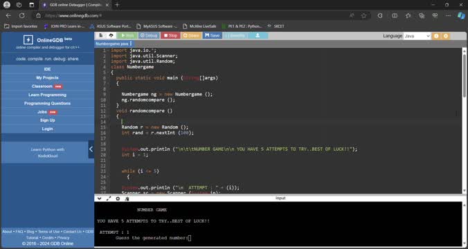 How I created Numbergame for CodSoft internship | AJAY VIJAYARAJ V S ... How I created Numbergame for CodSoft internship | AJAY VIJAYARAJ V S ...