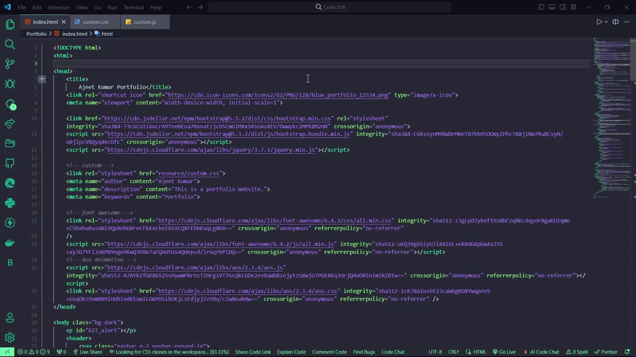 Ajeet Kumar on LinkedIn: #codesoft #html #css #javascript #bootstrap # ... Ajeet Kumar on LinkedIn: #codesoft #html #css #javascript #bootstrap # ...