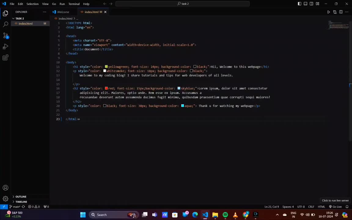 Anup ranjan Nath on LinkedIn: #task2 #webdevelopment #html #cognifyz # ... Anup ranjan Nath on LinkedIn: #task2 #webdevelopment #html #cognifyz # ...