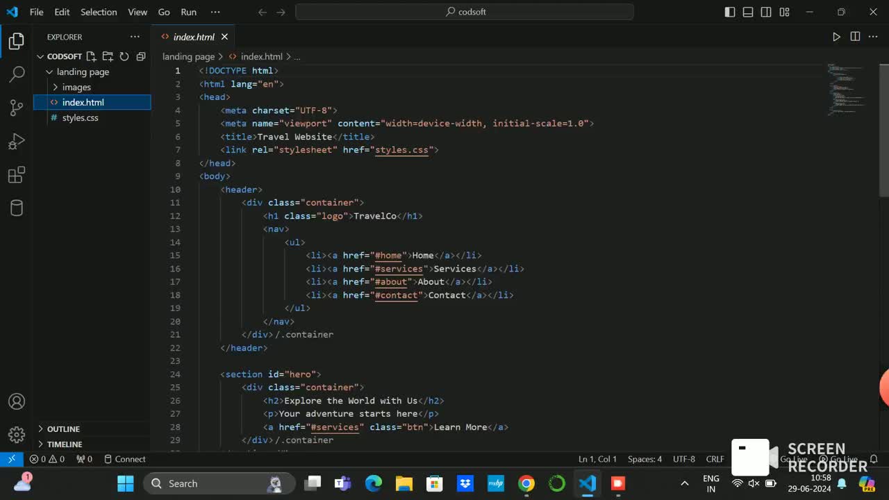 Yasir Multani on LinkedIn: #html #css #webdevelopment #codsoft # ... Yasir Multani on LinkedIn: #html #css #webdevelopment #codsoft # ...