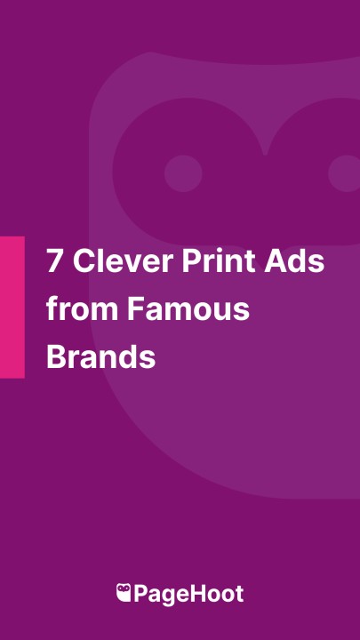PageHoot on LinkedIn: 7 Clever Print Ads from Famous Brands PageHoot on LinkedIn: 7 Clever Print Ads from Famous Brands