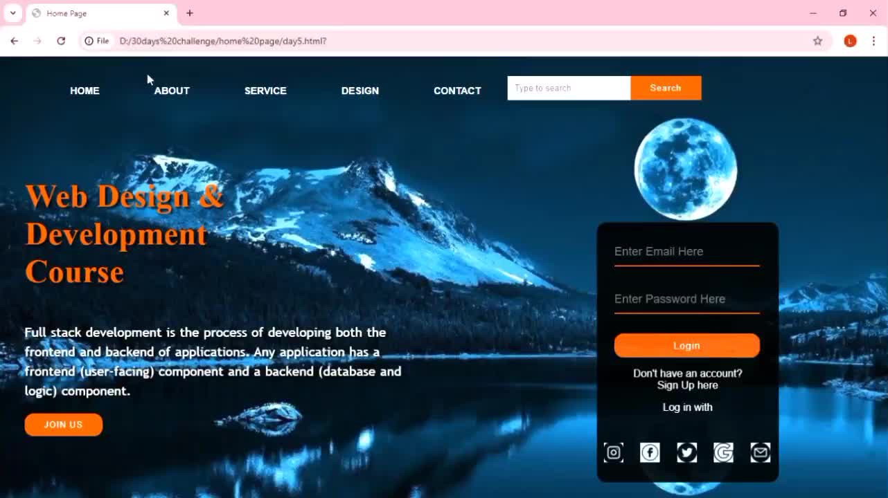 Lakshmi Natarajan on LinkedIn: Simple Home Page website using basic ... Lakshmi Natarajan on LinkedIn: Simple Home Page website using basic ...